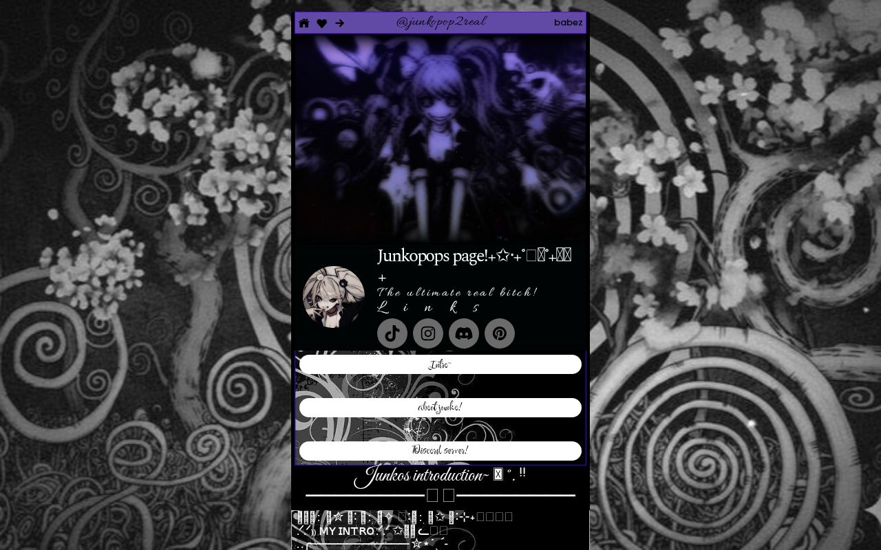 Junkopops page